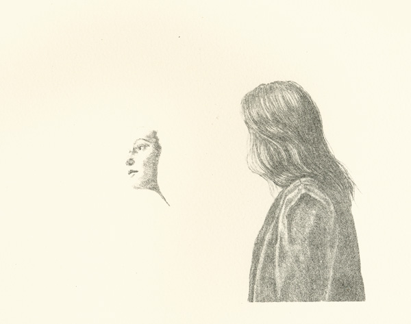 Janet Rayner The Stranger lithograph